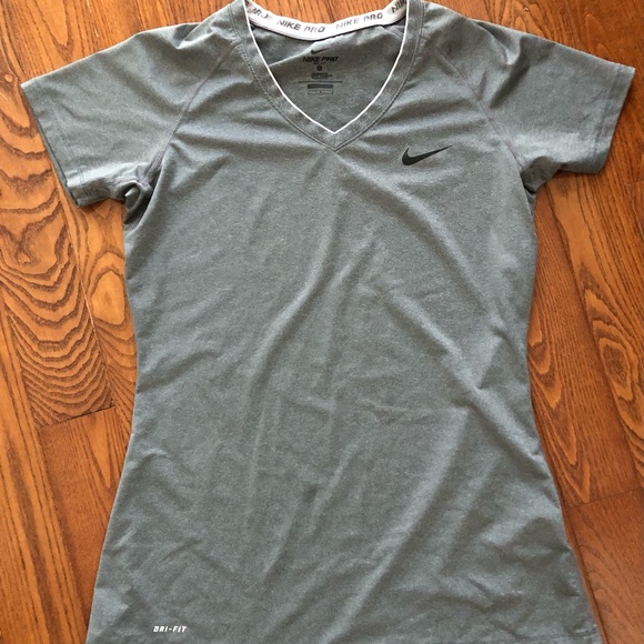 Nike | Tops | Nike Pro Fitted Top | Poshmark